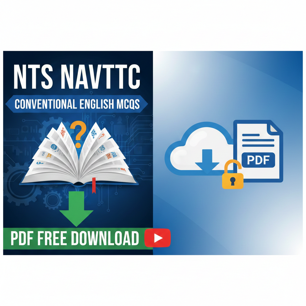 NTS NAVTTC Test Conventional English MCQs PDF Free Download - iLm Key